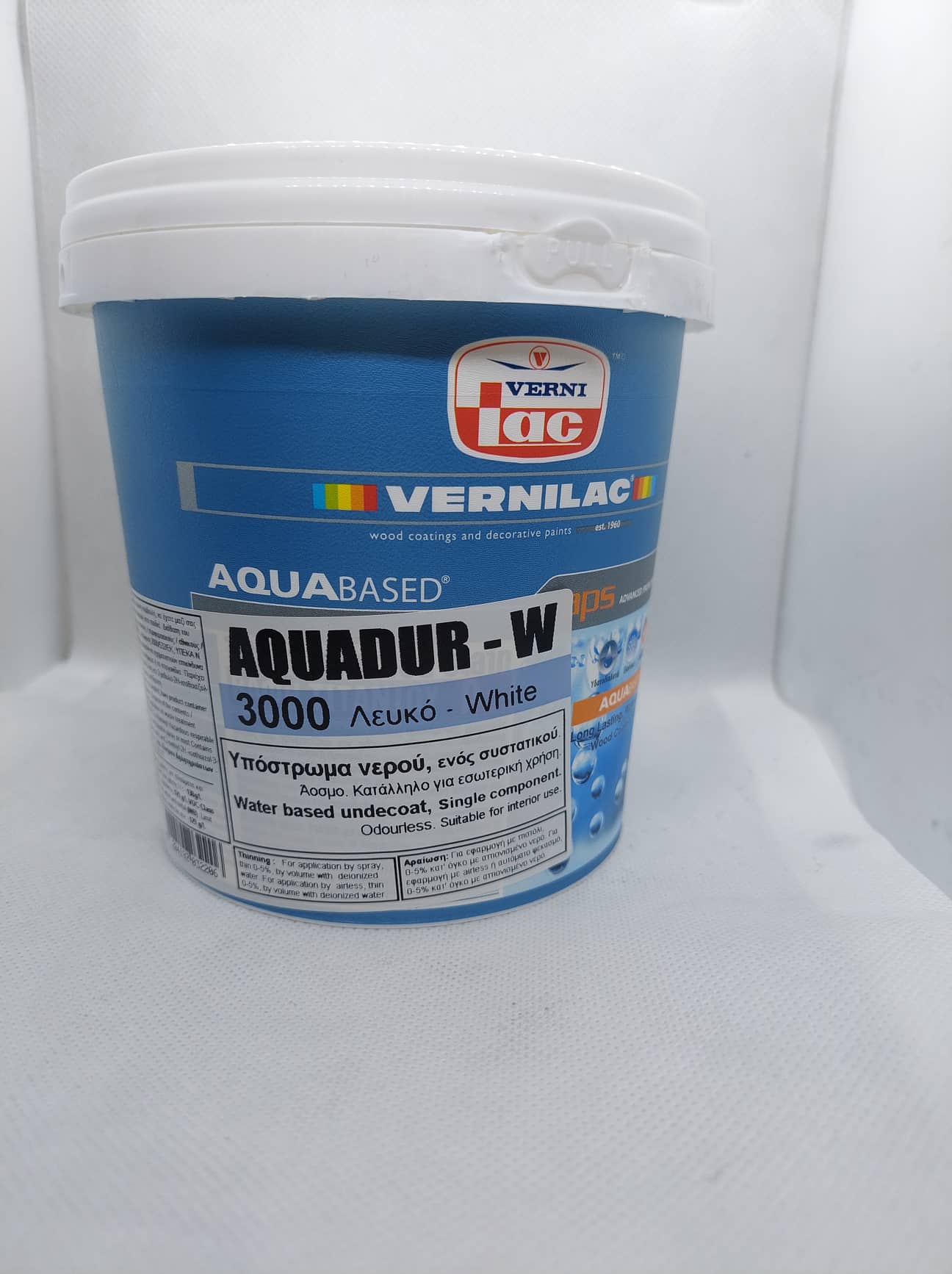 AQUADUR-W 3000 ΛΕΥΚΟ 3KG – e-Λύτρας | Το Χρωματοπωλείο σου